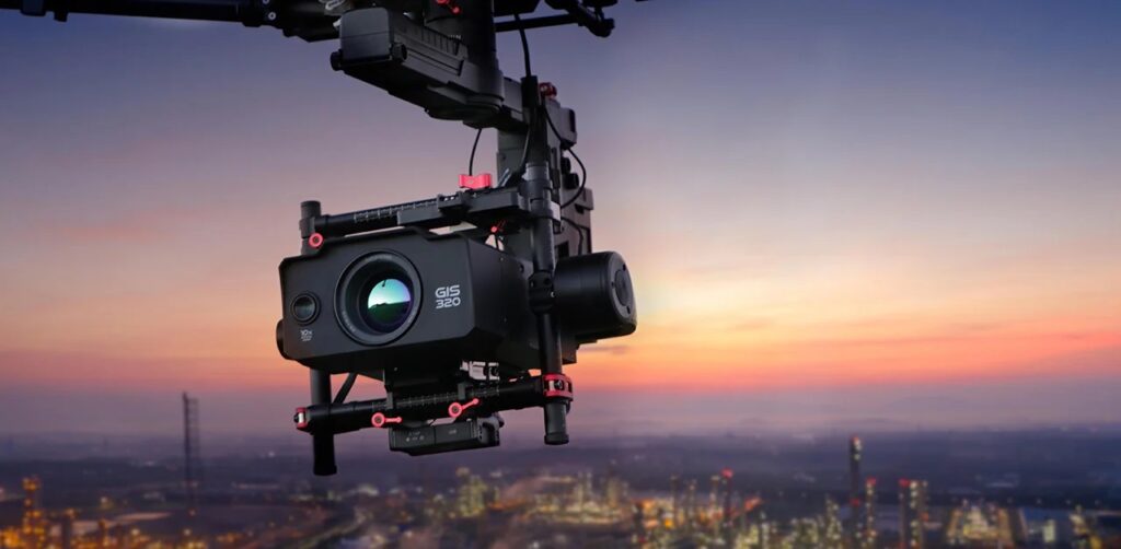 Gas imaging increases inspection efficiency | Drone Thermal Camera